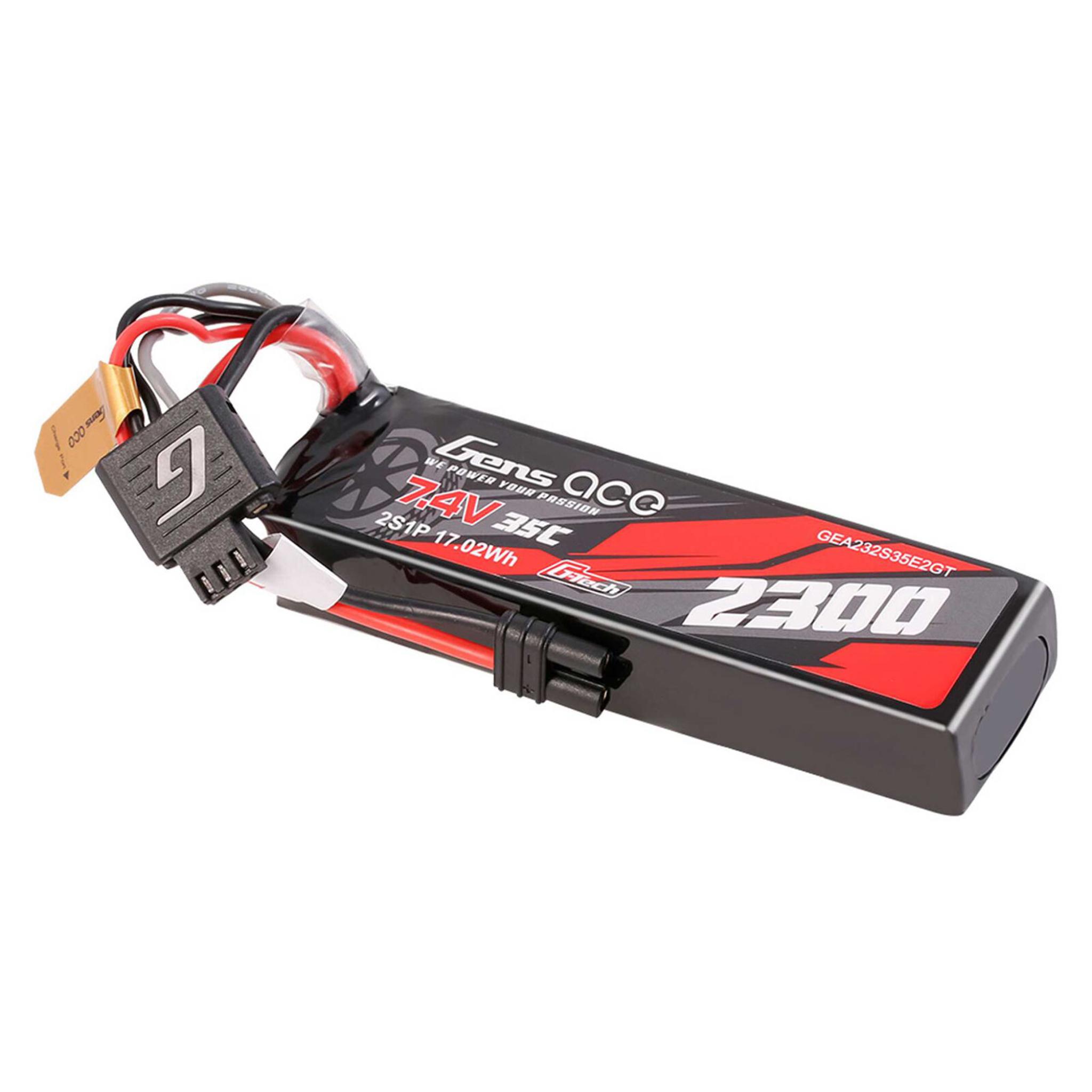 7.4v 2300mAH EC2 LIPO GROM BATTERY GTC2S2300-35E2